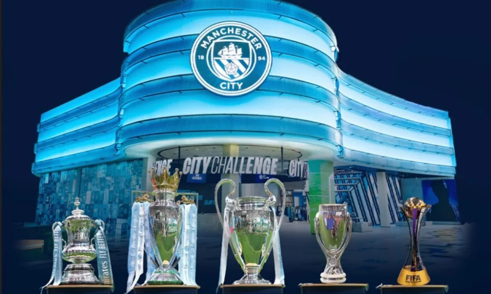 Manchester CITY bring ‘The Big Five’ to the UAE with trophy display at ...